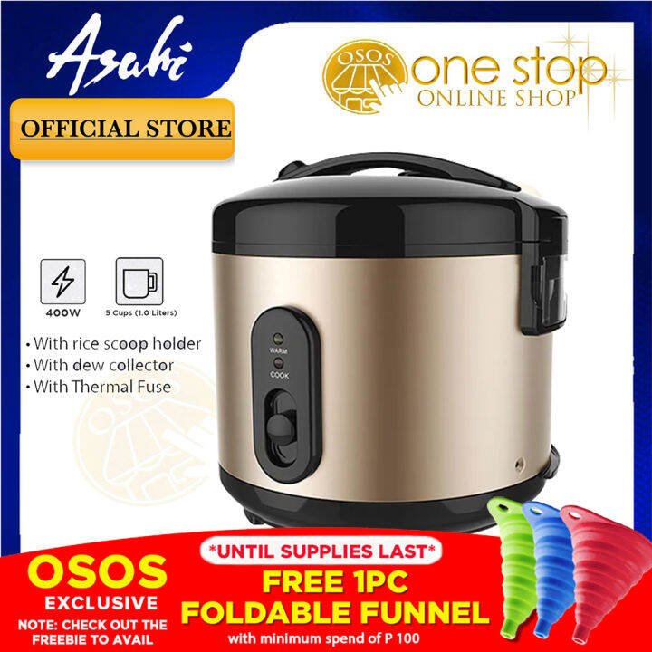 Asahi Original 5 Cups Rice Cooker with Aluminum Non-stick Inner Pot RC ...