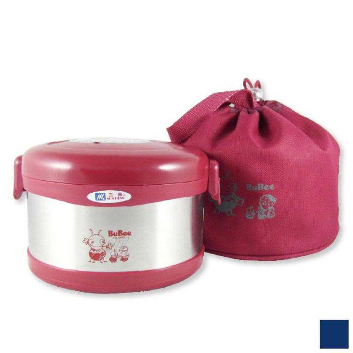 SUNKUNG BuBee Two Layer Stainless Vacuum Pot 0.95L K-950EB (Red ...