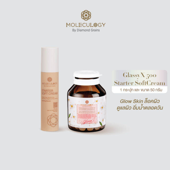 MOLECULOGY [ SET 2 ชิ้น ] ผลิตภัณฑ์เสริมอาหาร GlassyX กลาสซี่ เอ็กซ์ ...