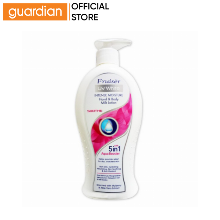 Fruiser UV White Intense Moisture Hand and Body Milk Soothe Lotion ...