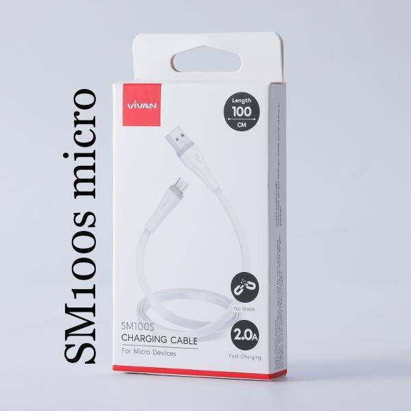 VIVAN Kabel Data USB Type C Fast Charging 2.4A SM100S/SL100S/SC100S PANJANG KABEL 1 METER ...