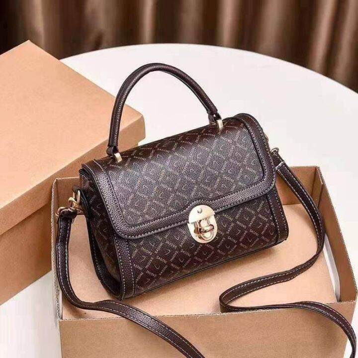 Authentic Top Grade Korean Quilted Leather Crossbody Bag for Women ...