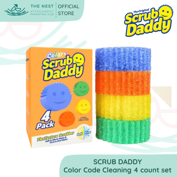 Scrub Daddy Colors - Color Code Cleaning 4 count set | Lazada PH
