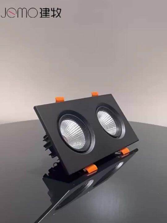 led Grille Lamp Single and Double-Headed Bucket Spotlight Downlight ...
