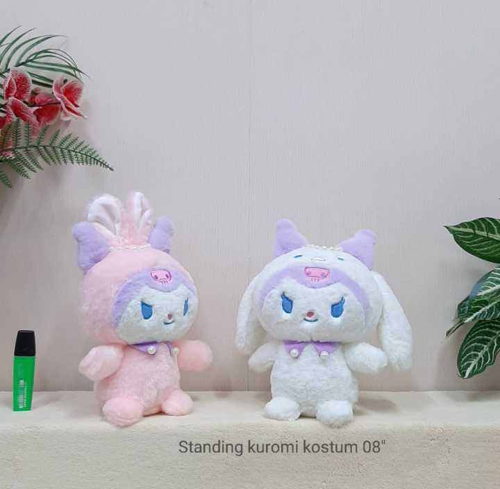 BK085 - Boneka Toy Standing Kuromi Kostum Bear Mutiara 8" Inch | Lazada ...
