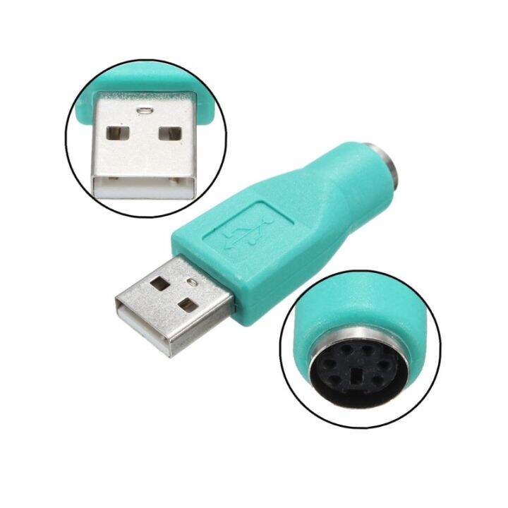 Converter USB Female to PS2 Male Adapter Gender Konektor | Lazada Indonesia