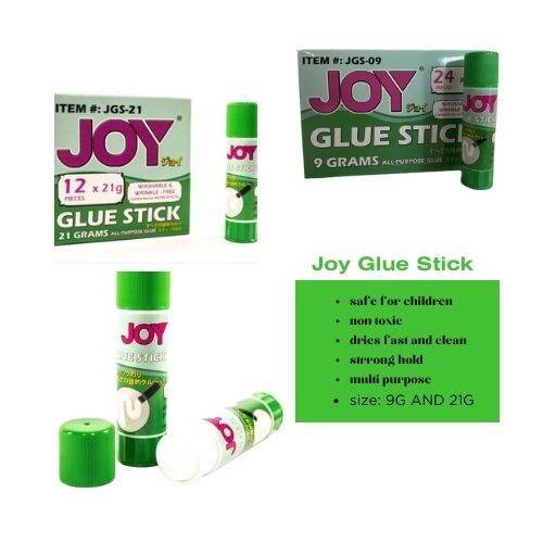 Joy Glue Stick 2 Sizes To Choose 9g And 21g All Purpose Glue Sold Per Pc Lazada Ph