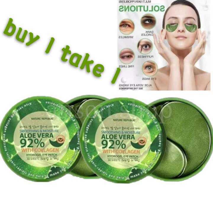 ( Buy 1 take 1 ) Nature Republic Aloe Vera Hydro Gel EYE PATCH from ...