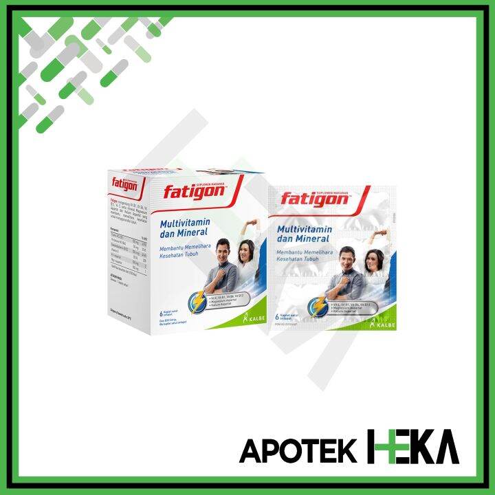 Fatigon Multivitamin dan Mineral Box isi 10x6 Kaplet | Lazada Indonesia