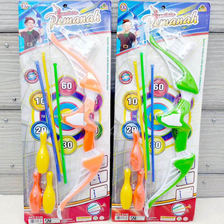 Blink Kesatria Pemanah Mainan Busur Panah Panahan Pin Bowling | Lazada ...