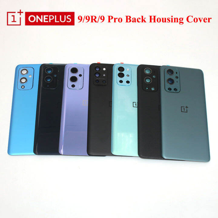 Original Oneplus 9 pro Back Glass Rear Housing Cover Replacement Back Door For One plus 9R 9 1 ...