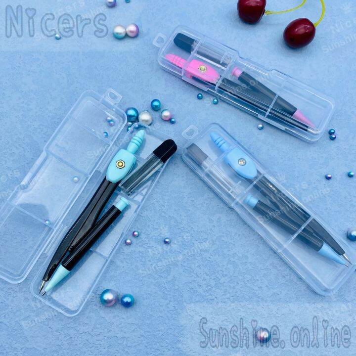 #8056 2B Metal Compass set with Pencil Lead | Lazada PH