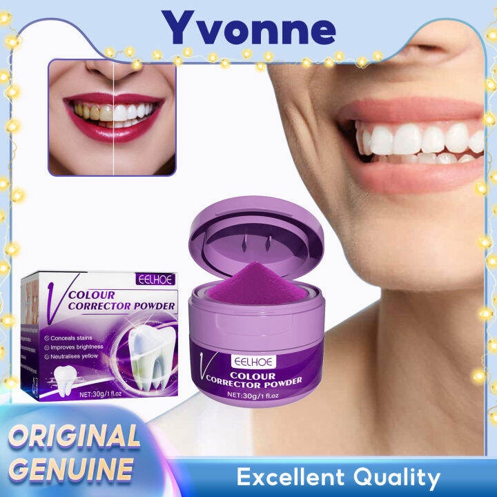 EELHOE Tooth Whitening Powder Teeth Colour Corrector Powder Covering Up ...