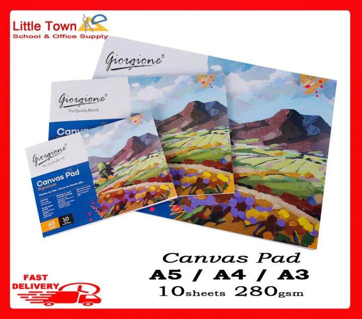 Canvas Paper MM Canvas Pad 280gsm 10 Sheet (A5/A4/A3) | Umistrong Pte ...