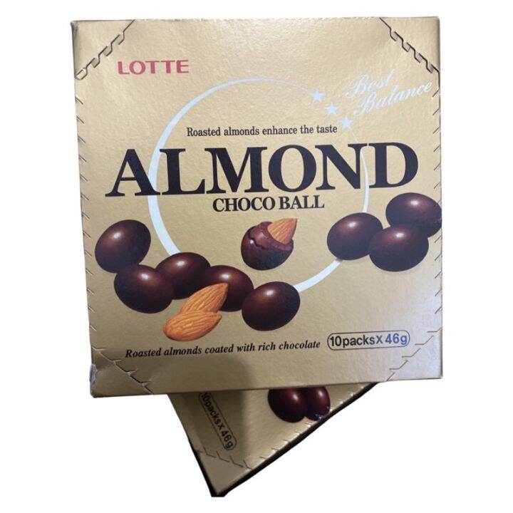 Lotte Almond Choco Ball Box (10pcsx 46g) | Lazada PH