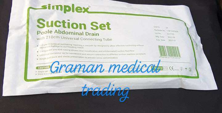 SIMPLEX SUCTION SET POOLED ABDOMINAL (DRAIN) | Lazada PH