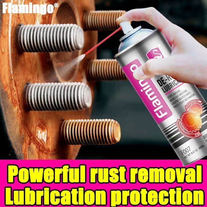 Flamingo Multi-Purpose Car Anti-Rust Agent 450ml Strong Rust Removal ...