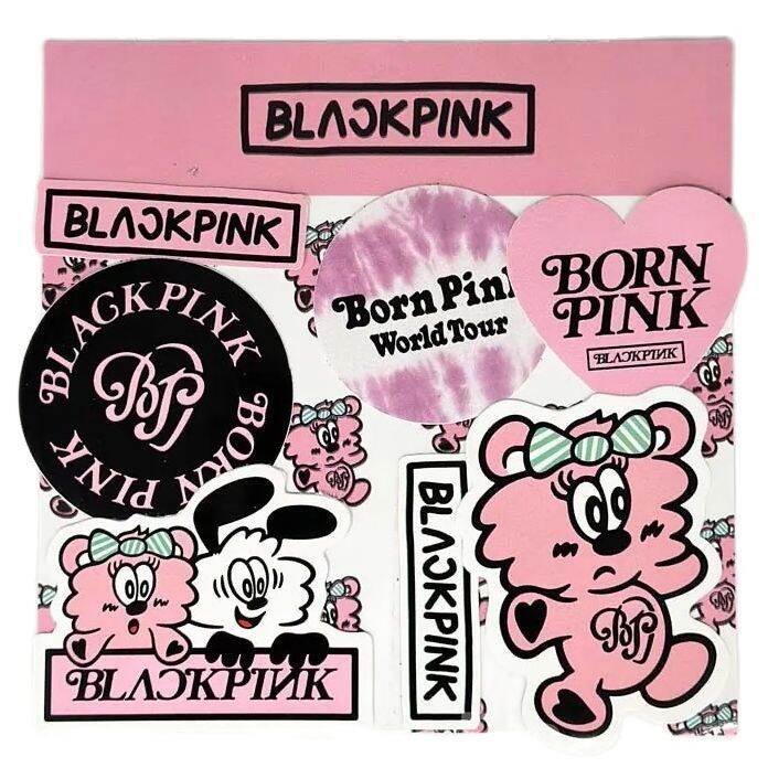 BLACKPINK X VERDY BORN PINK POP-UP SEOUL - STICKER PACK สติ๊กเกอร์ ...