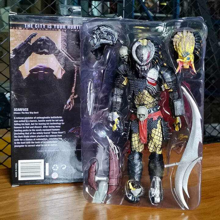NECA Scar Face Predator Concrete Jungle 7' inch Action Figure | Lazada PH