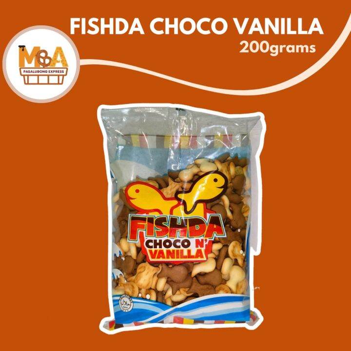 FISHDA CHOCO N' VANILLA BISCUIT (200 GRAMS) | Lazada PH