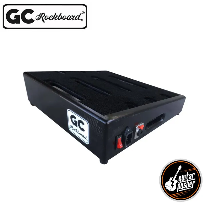GC Rockboard Lyan Mini Pedalboard - 13 x 12 x 3 (Black, Mahogany ...
