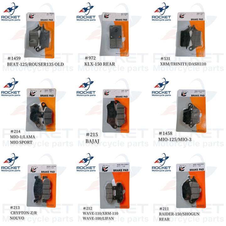 Various types of motorcycle brake pads WAVE125/BRAVO DINK PCX150/ADV ...
