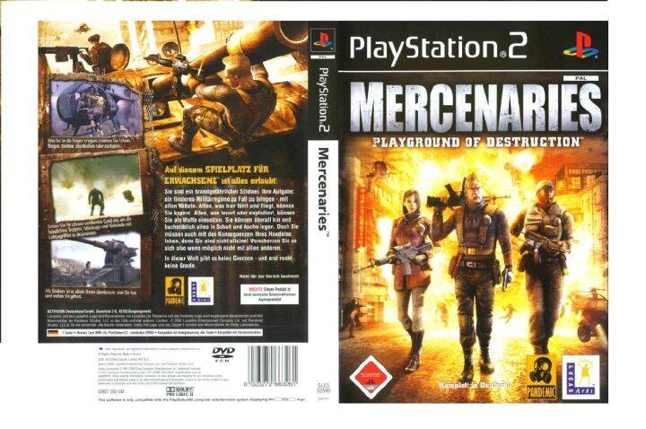PS2 Mercenaries playground of destruction (Dvd Game) | Lazada