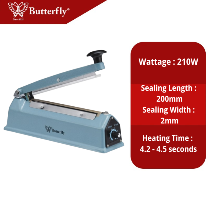 Butterfly 8 Inch Sealing Machine - BIS-108 | Lazada