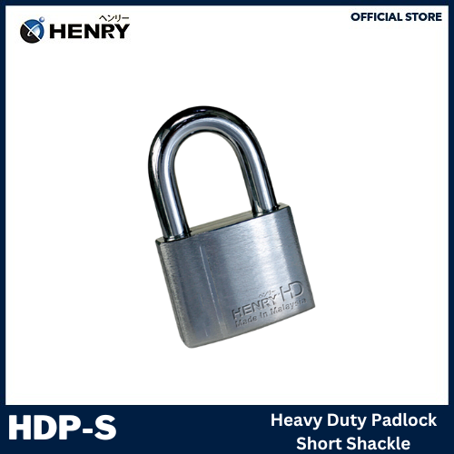 PADLOCK HEAVY DUTY SHORT SHACKLE (40mm, 50mm, 60mm) - HDP (HENRY ...