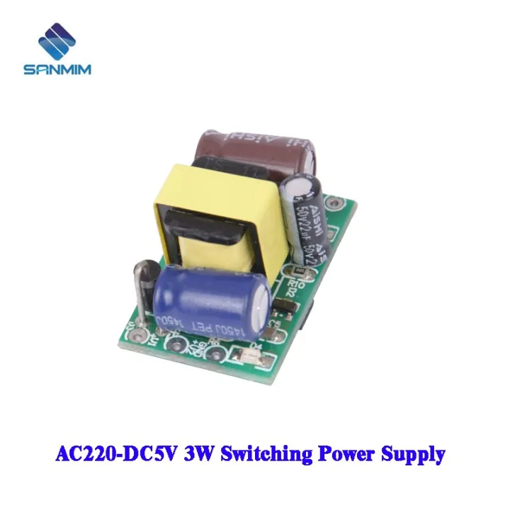 1PCS SANMIN AC220V To DC5V 600MA 3W Power Supply Isolated Switching Power Supply Module 220V To ...