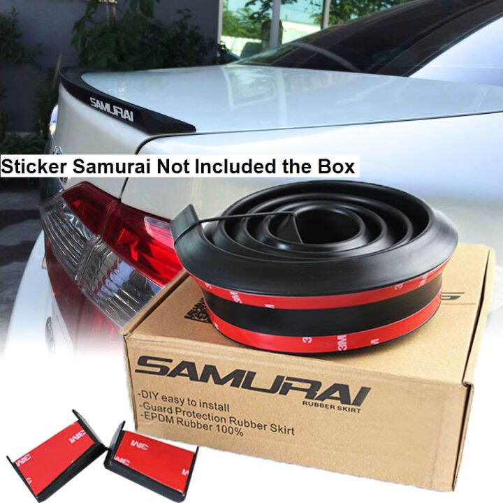 Car Samurai Black ducktail roof top lip lips Spoiler universal | Lazada PH