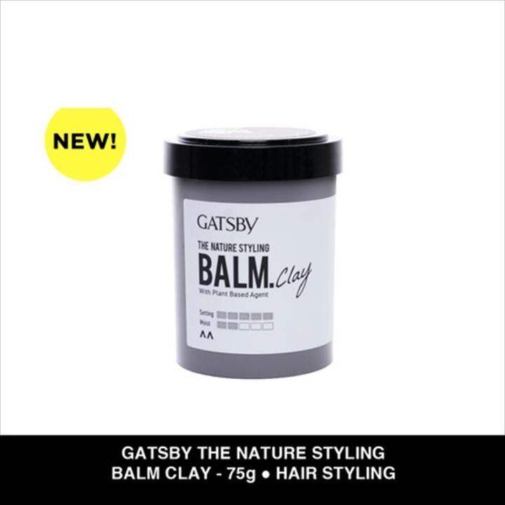Gatsby The Nature Styling Balm Clay (Abu) 75 g | Lazada Indonesia