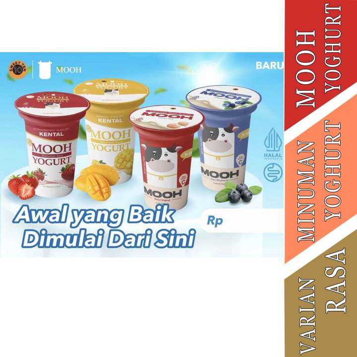 Yogurt- Varian Rasa- MOOH Yogurt- Minuman Yogurt- 175ml | Lazada Indonesia