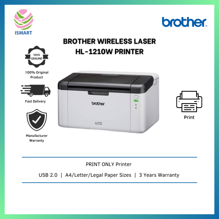 Brother Printer HL-1210W Wireless Laser Print only | Lazada