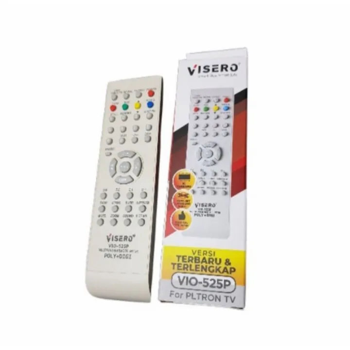 Remote Remot Multi TV Tabung POLYTRON & Digitec VISERO VIO-525P ...
