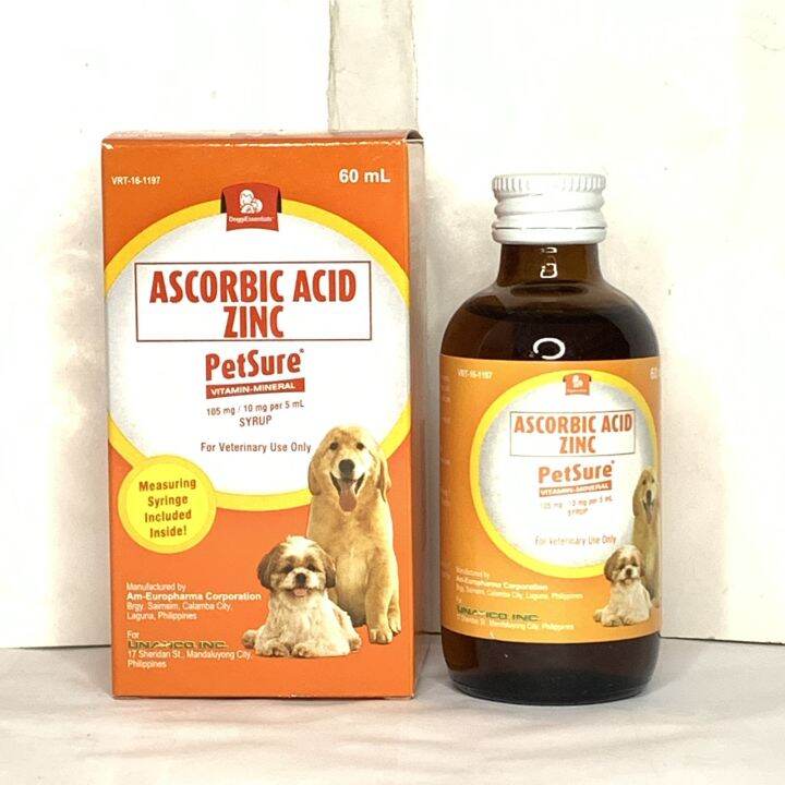 [SOUTH VET] PetSure Syrup for Dogs (60 ML)/ Vitamin and Supplement For ...