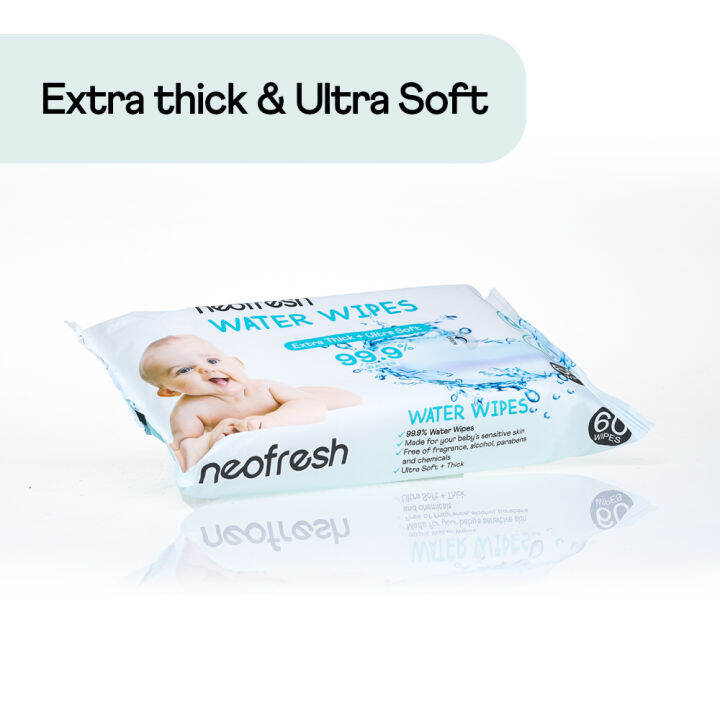 Neofresh Water Baby Wipes Unscented 30's | Lazada PH
