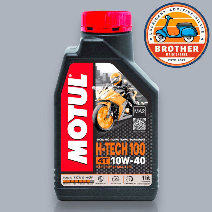 Nhớt xe số, côn tay Motul Htech 10w40 | Lazada.vn