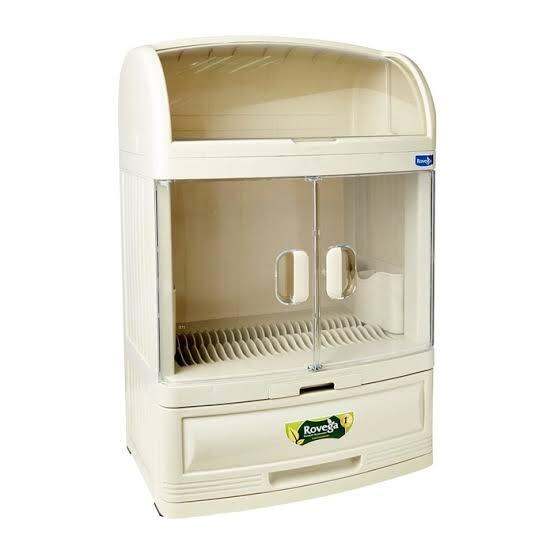 Rak Piring Rovega / Rak Piring Plastik / Rak Piring Tertutup / Rak ...