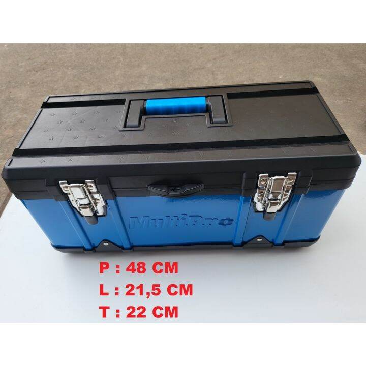 MULTIPRO Toolbox Tool Box Plastik Body Besi 19 inch Heavy Duty 19 ...
