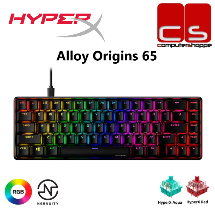 HyperX Alloy Origins 65 Mechanical Gaming Keyboard | Lazada
