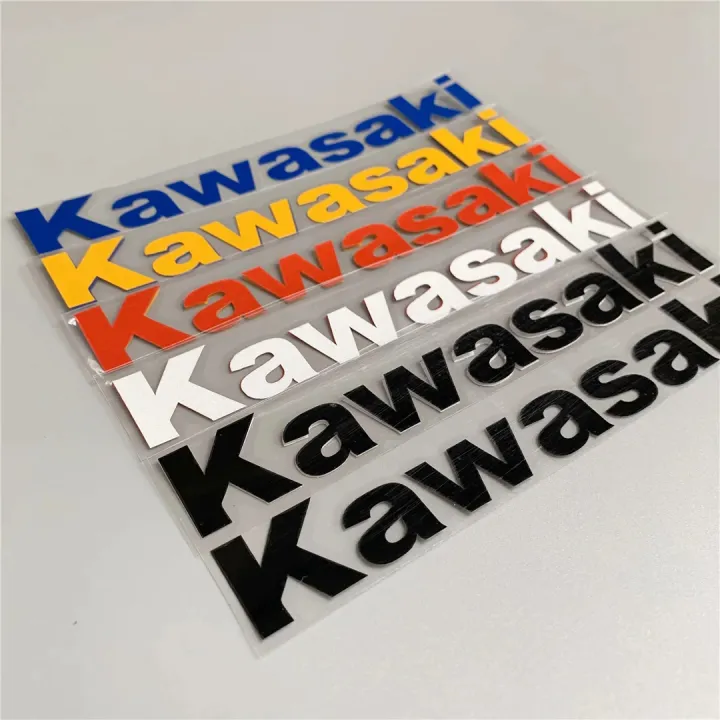 Stiker Cutting Keren Tulisan Kawasaki Racing Team Sepasang Ninja W175 ...