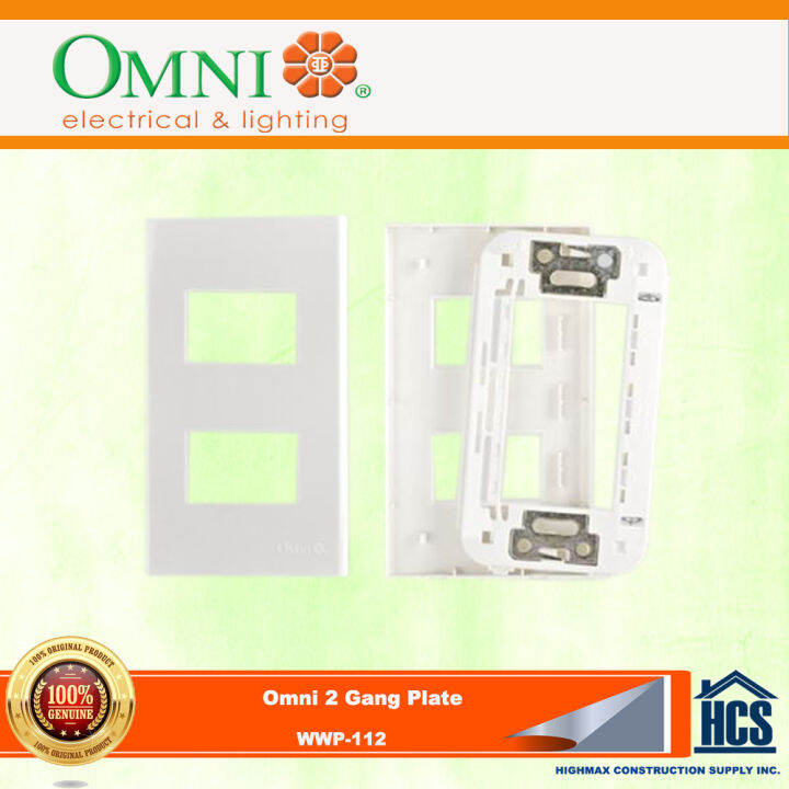 Omni 2 Gang Plate WWP-112 | Lazada PH