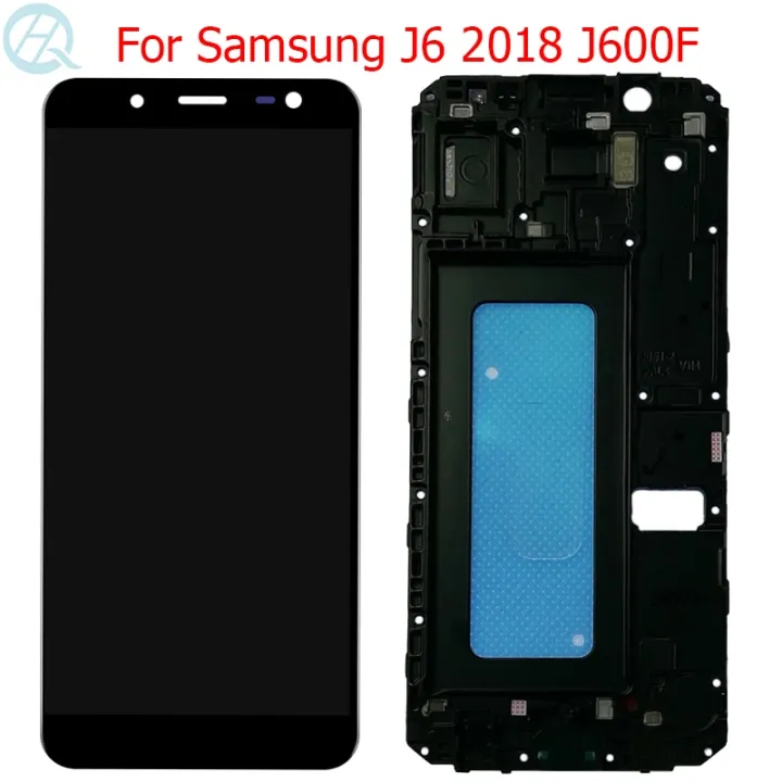 Orignal AMOLED For Samsung Galaxy J6 2018 LCD With Frame Display 5.6" J6 2018 SM-J600F J600F/DS ...