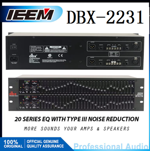 DBX 2231 20 SERIES Graphic Equalizer/Limiter with Type III Noise Reduction | Lazada PH