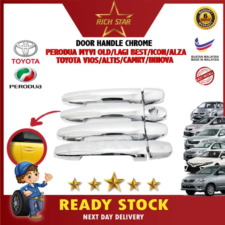 PERODUA MYVI/LAGI BEST/ICON/ALZA/TOYOTA VIOS/INNOVA/ALTIS DOOR OUTER ...