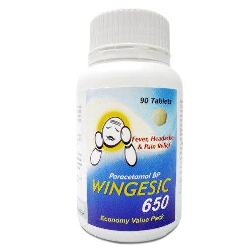 WINGESIC Paracetamol 650 Tablets 90's | Lazada