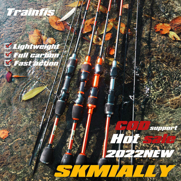 【TRAINFIS】SKMIALLY 5-8G 2-6lb Ultralight เบ็ดตกปลาปลายแข็ง UL Spinning ...
