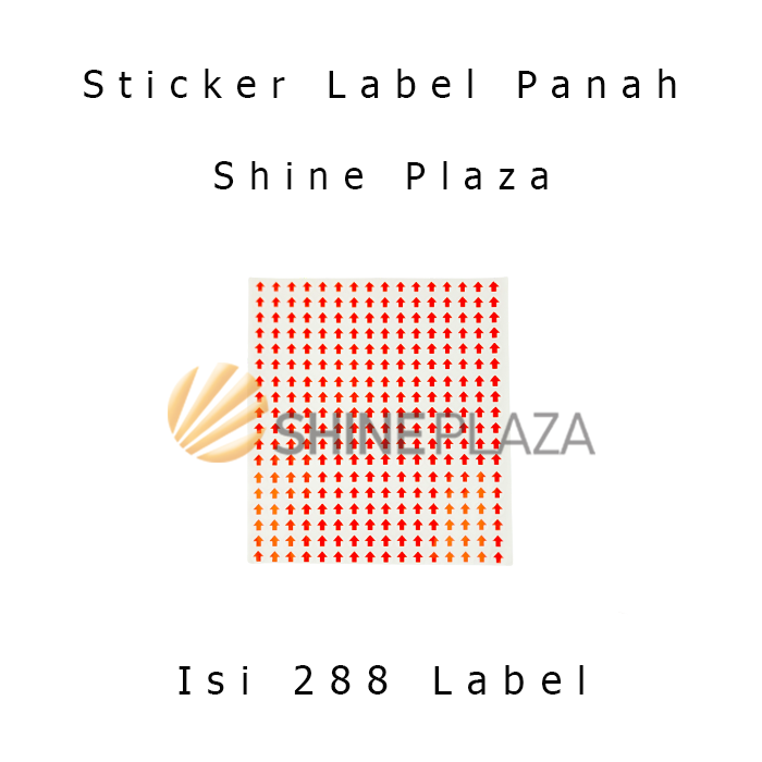 Kertas Sticker Label Panah Reject Produk - Stiker Penunjuk Tanda ...