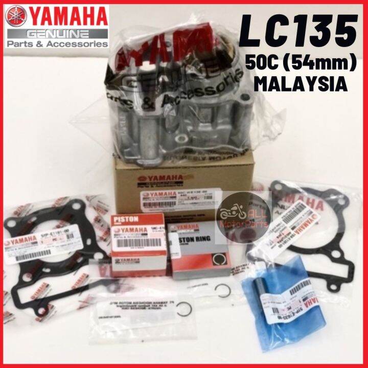 [100& ORI] LC135 BLOCK SET 50C-WE13E 100% CERAMIC 54MM PISTON PIN RING ...